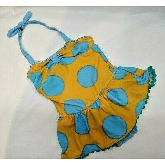 Matilda Jane | Swim | New Matilda Jane Lil Dipper Polka Dot Halter ...